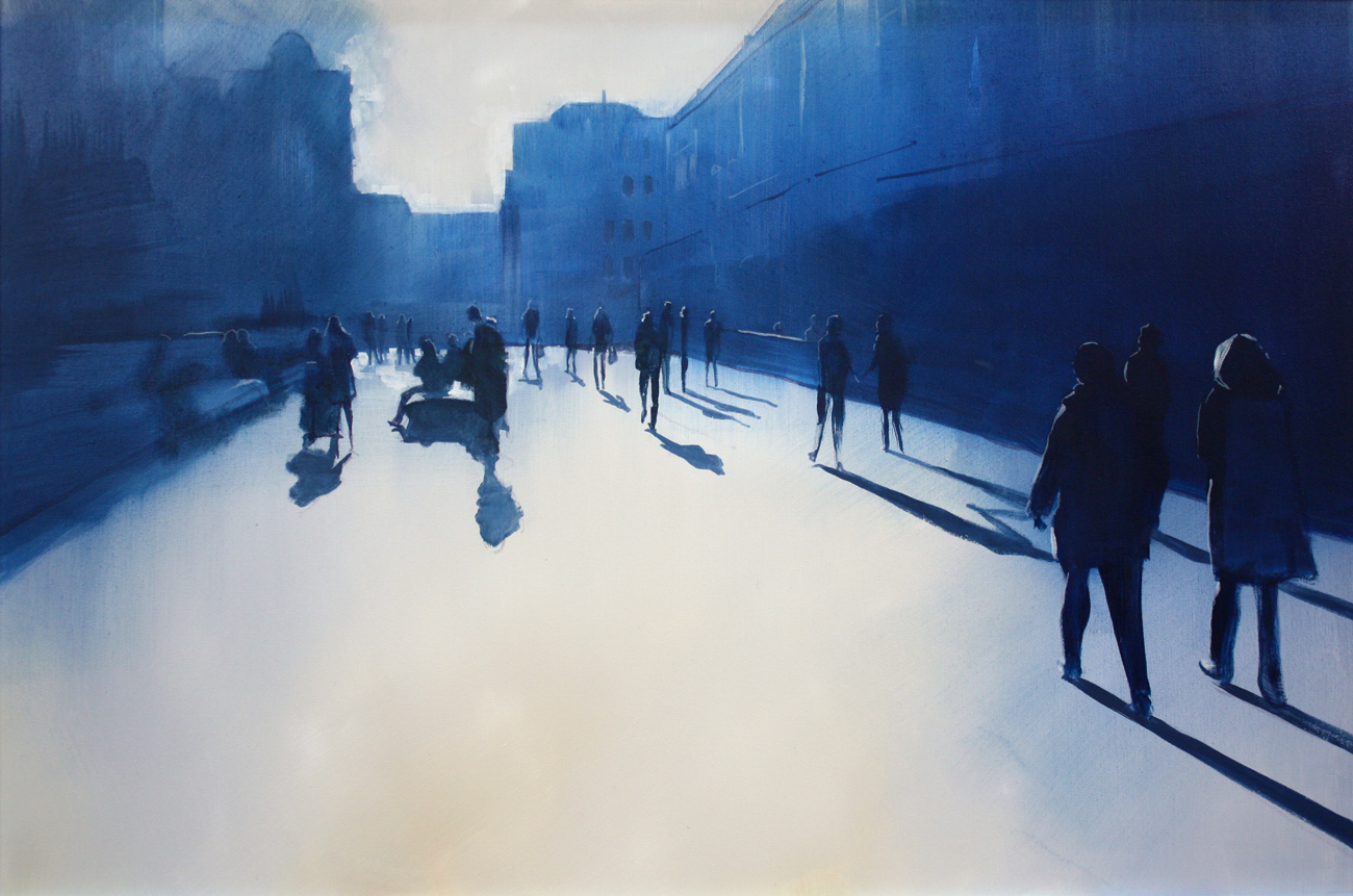 Sam Hewitt - 'Theatre Royal', oil on canvas, signed and titled verso ...