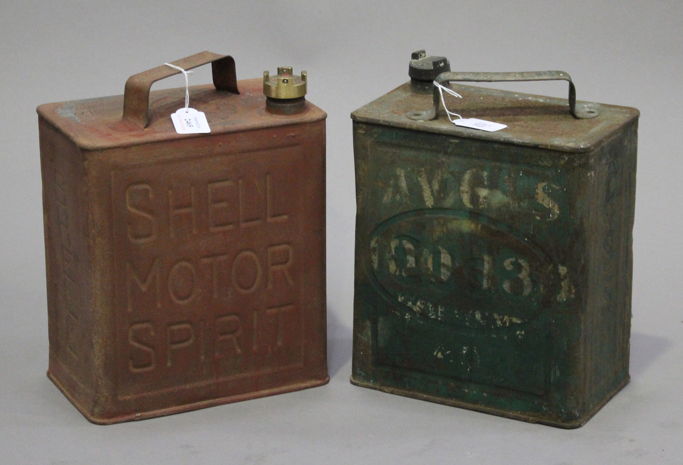 A Collection Of Eighteen Various Two Gallon Petrol Cans Including Four A Collection Of Eighteen Various Two Gallon Petrol Cans Including Four