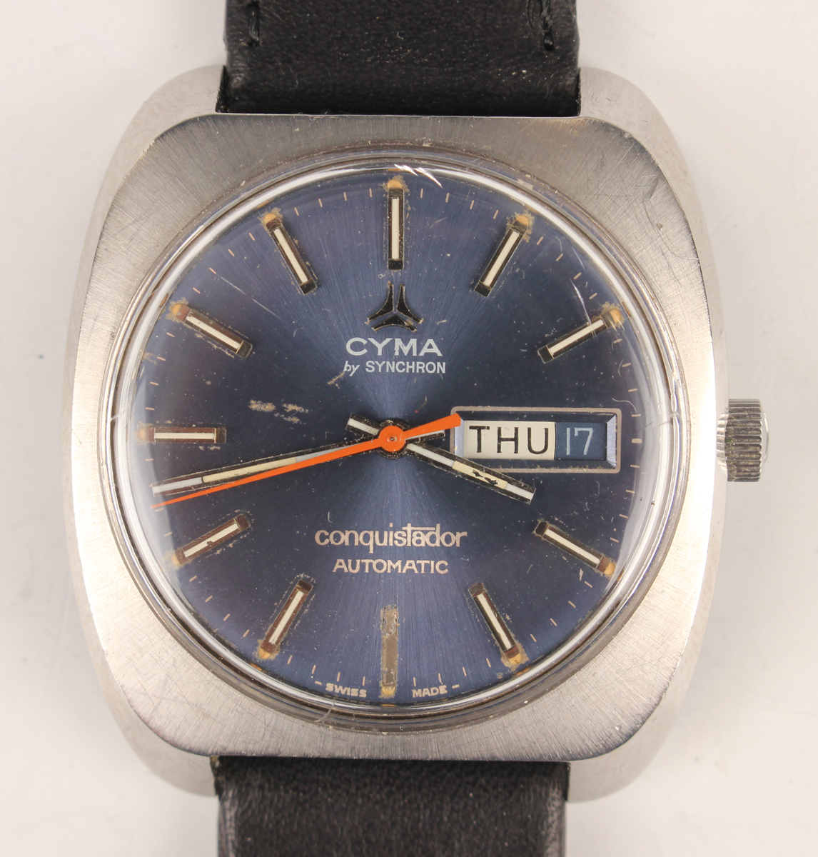 A Cyma by Synchron Conquistador Automatic steel cased A Cyma by Synchron Conquistador Automatic steel cased